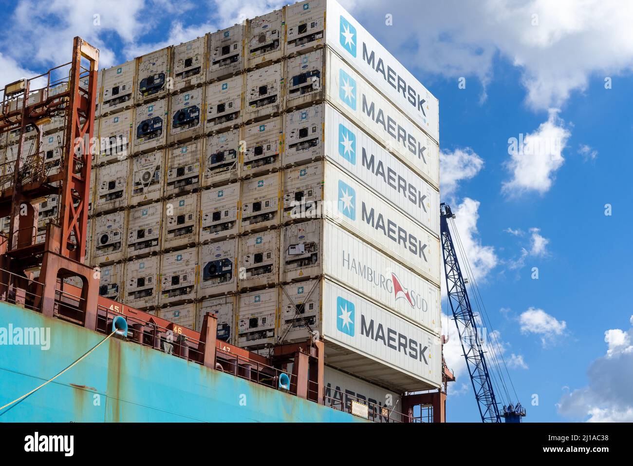 Refrigerated transport ship hi-res stock photography and images - Alamy