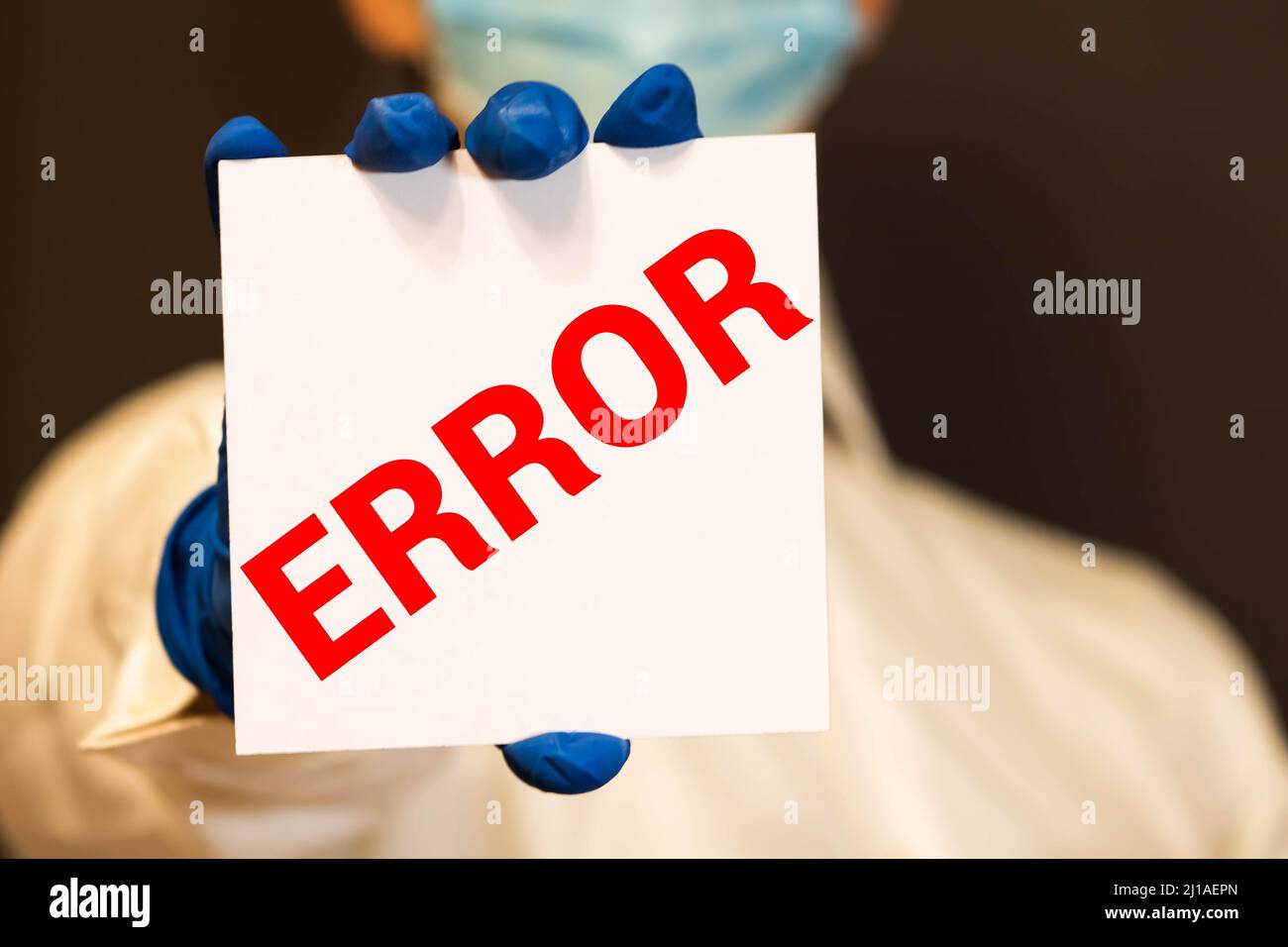 Doctor writing word Medical Error with marker Medical concept Stock ...