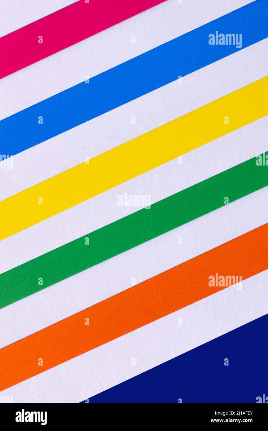 abstract geometric background with multicolored diagonal stripes Stock ...