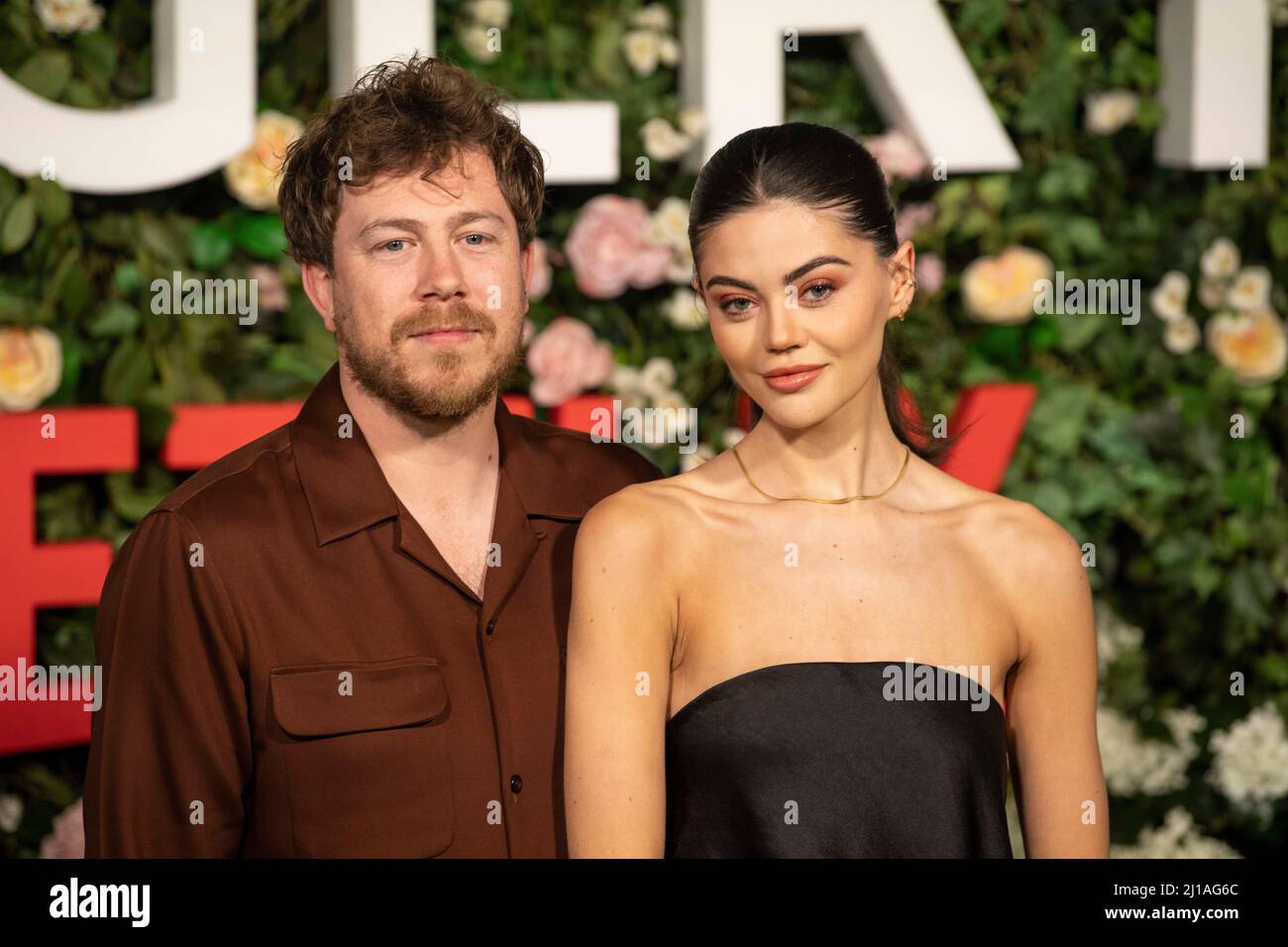 LONDON, ENGLAND - MARCH 22: Emily Canham and Guest attends the World ...