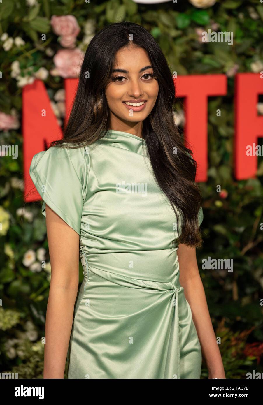 LONDON, ENGLAND - MARCH 22: Farah Raja attends the World Premiere of ...