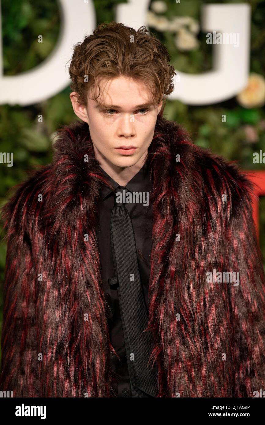 LONDON, ENGLAND - MARCH 22: Louis Powell attends the World Premiere of ...