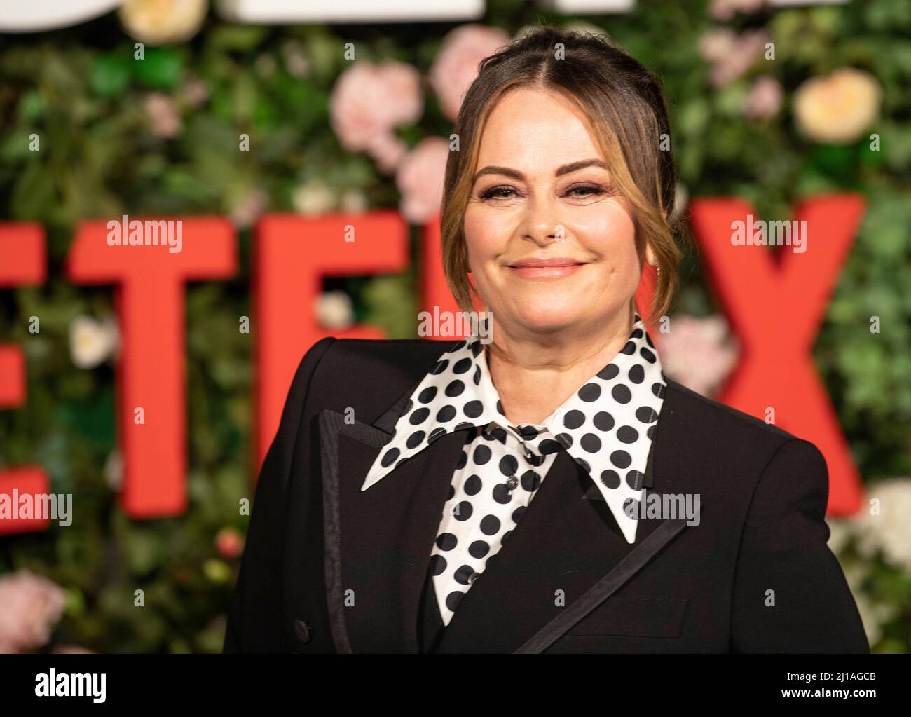 LONDON, ENGLAND - MARCH 22: Polly Walker attends the World Premiere of ...