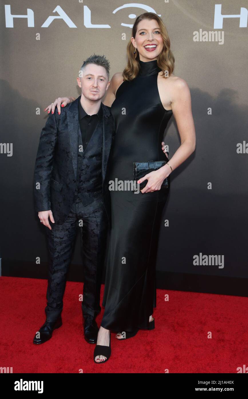 Los Angeles, Ca. 23rd Mar, 2022. Kate Kennedy, Ryan McParland, at the ...