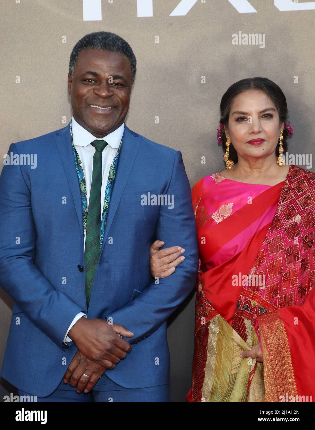Los Angeles, Ca. 23rd Mar, 2022. Danny Sapani, Shabana Azmi, at the ...