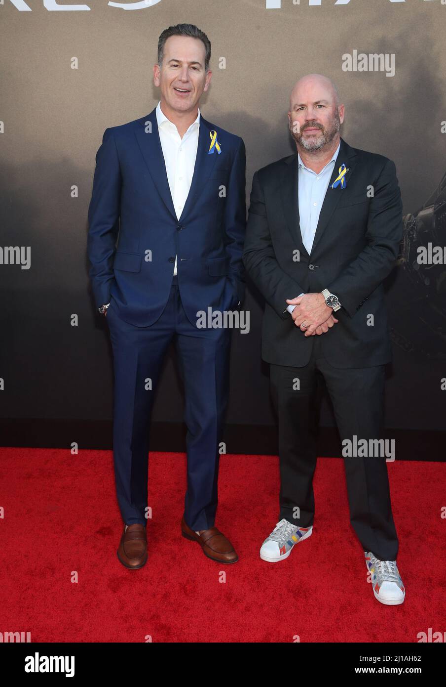 Los Angeles, Ca. 23rd Mar, 2022. Darryl Frank, Justin Falvey, at the ...