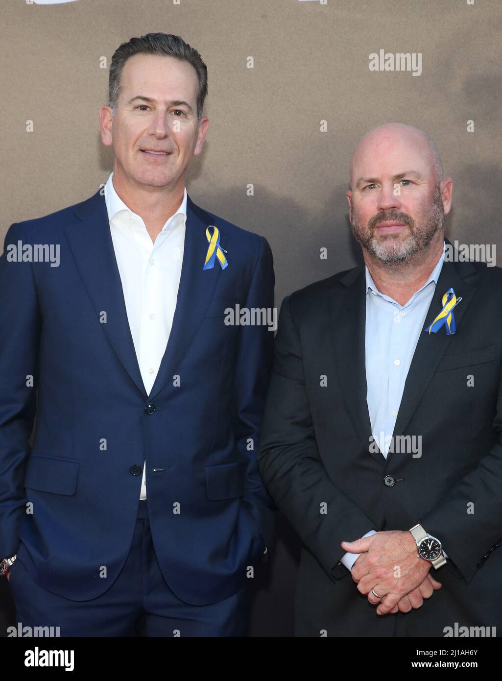 Los Angeles, Ca. 23rd Mar, 2022. Darryl Frank, Justin Falvey, at the ...