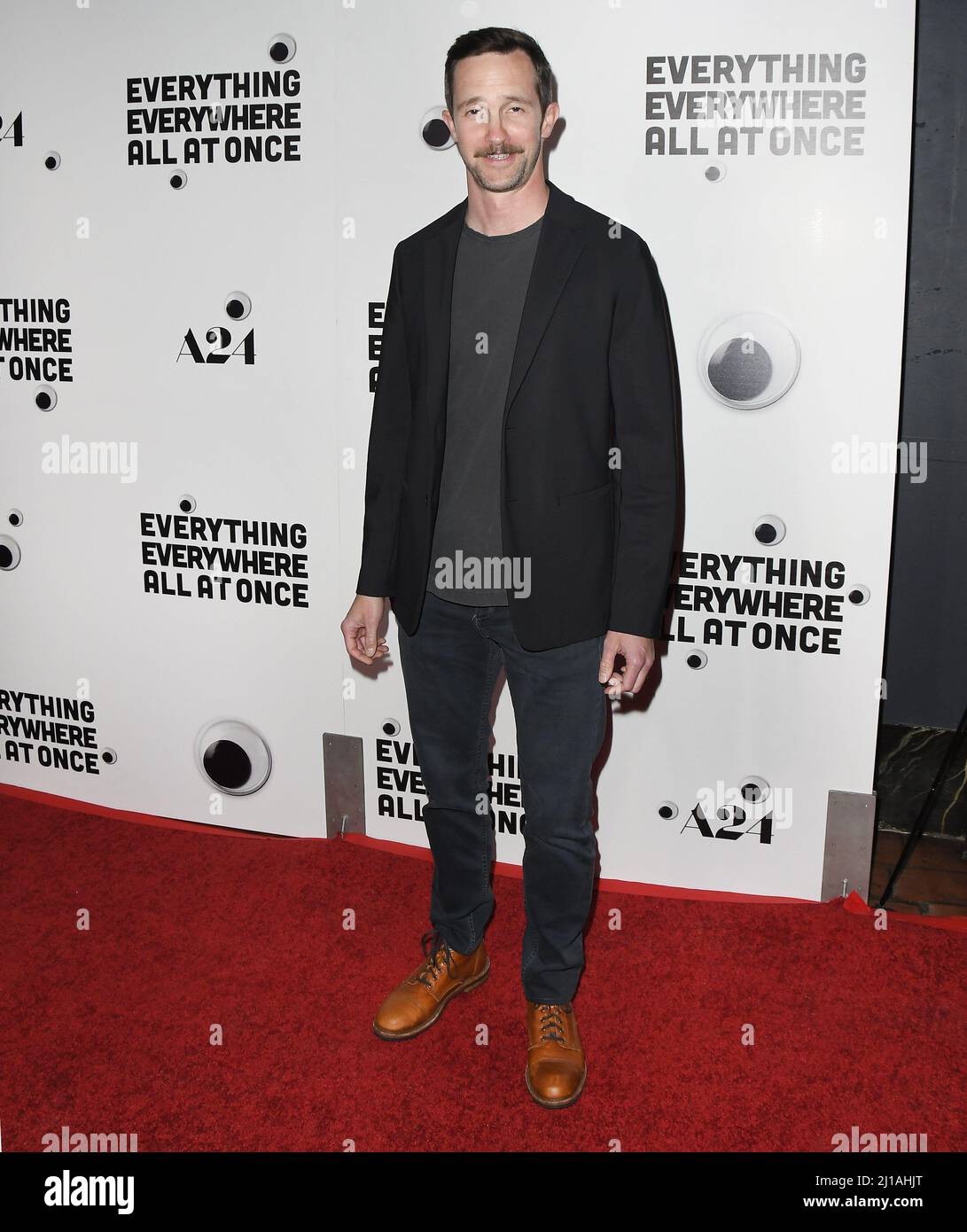 Los Angeles, USA. 23rd Mar, 2022. Timothy Eulich arrives at the ...