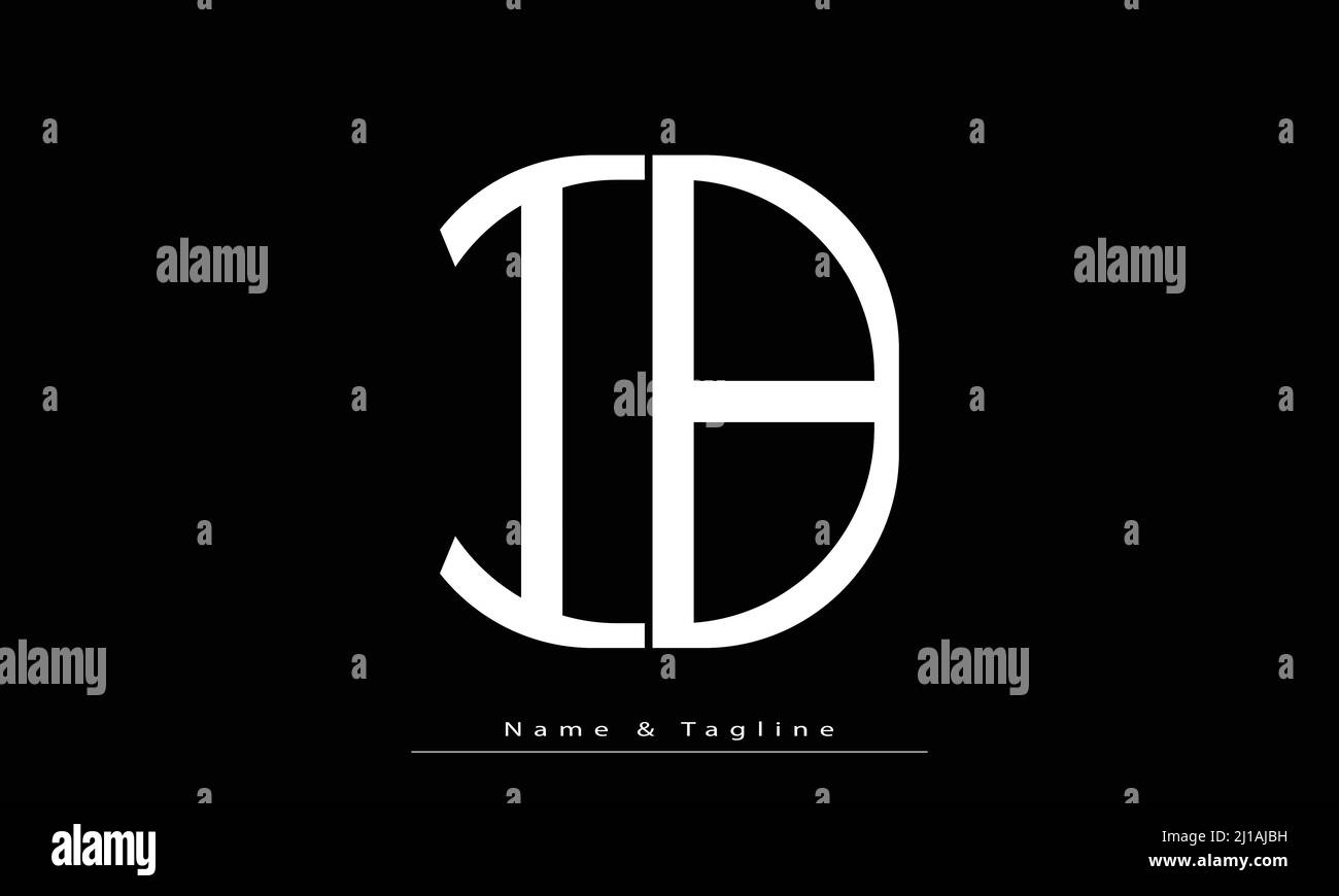 Alphabet letters Initials Monogram logo IB , BI Stock Vector Image ...