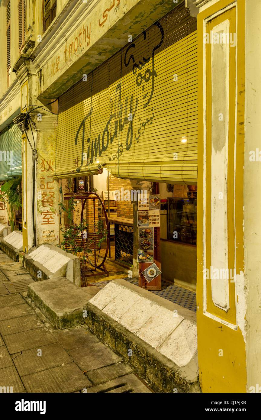 The Famous Timothy Cafe, Jalan Tun HS Lee, Kuala Lumpur, Taken at Night ...