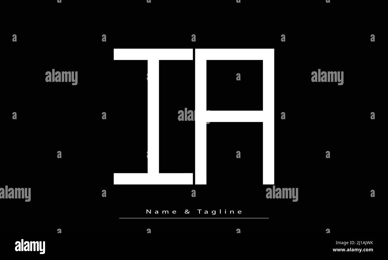 Alphabet letters Initials Monogram logo IA , AI Stock Vector Image ...