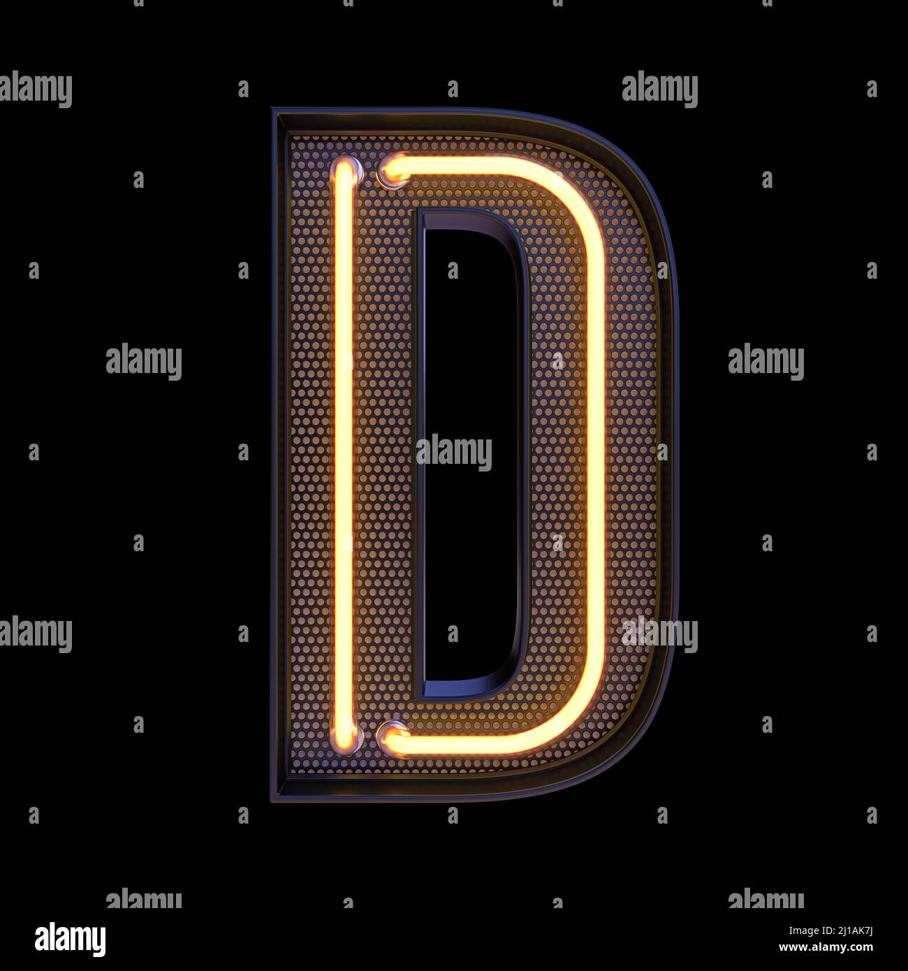 Illuminated letter d hi-res stock photography and images - Alamy