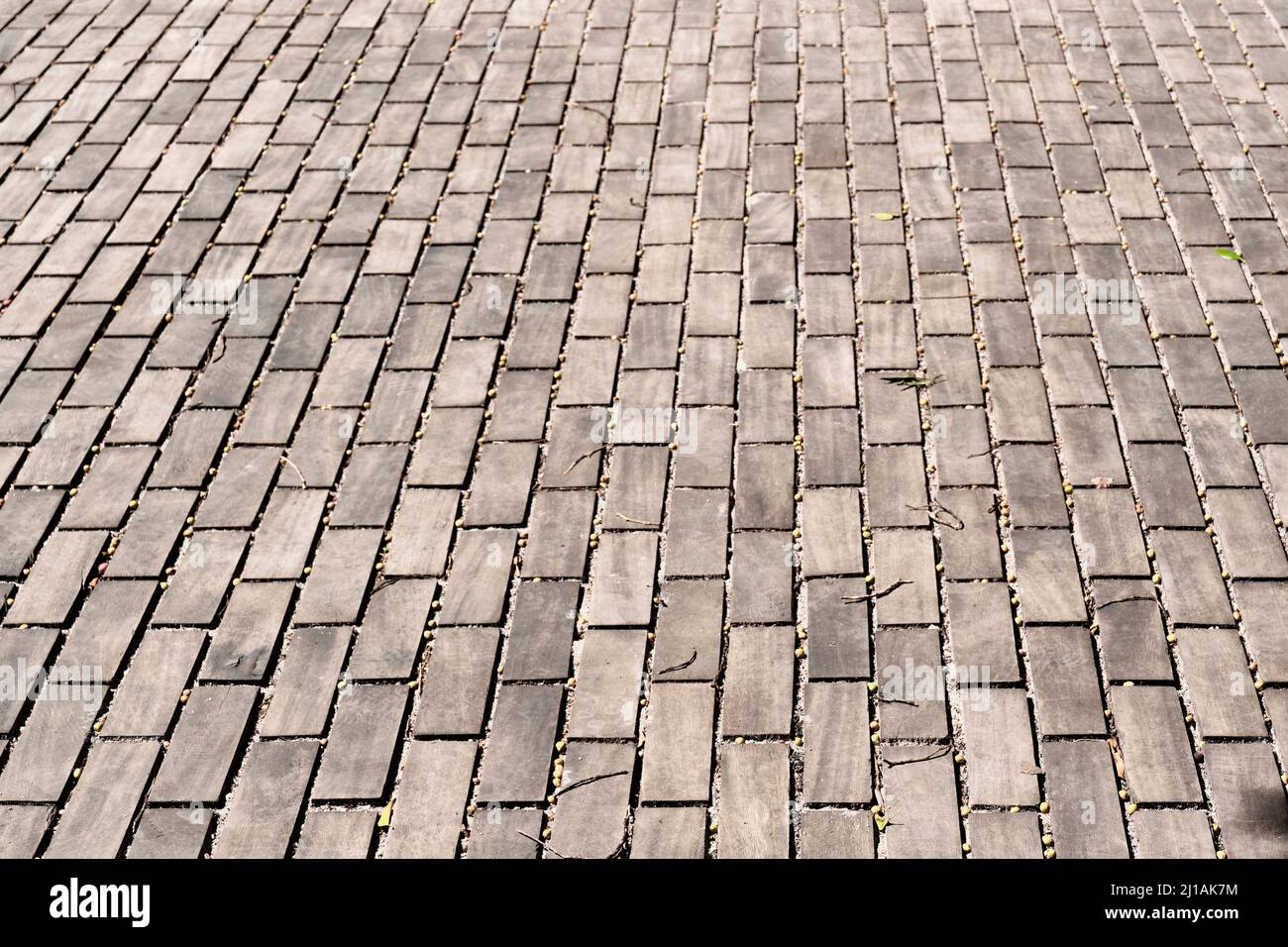 Texture of wooden pavement near House of the Governor of Cuba in Armory ...