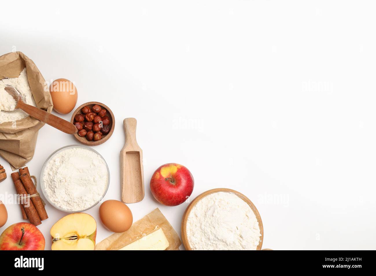 Concept of cooking cake, space for text Stock Photo - Alamy