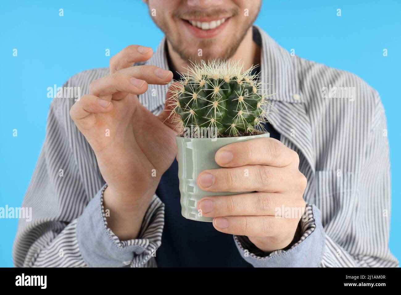 Cactus man young hi-res stock photography and images - Alamy
