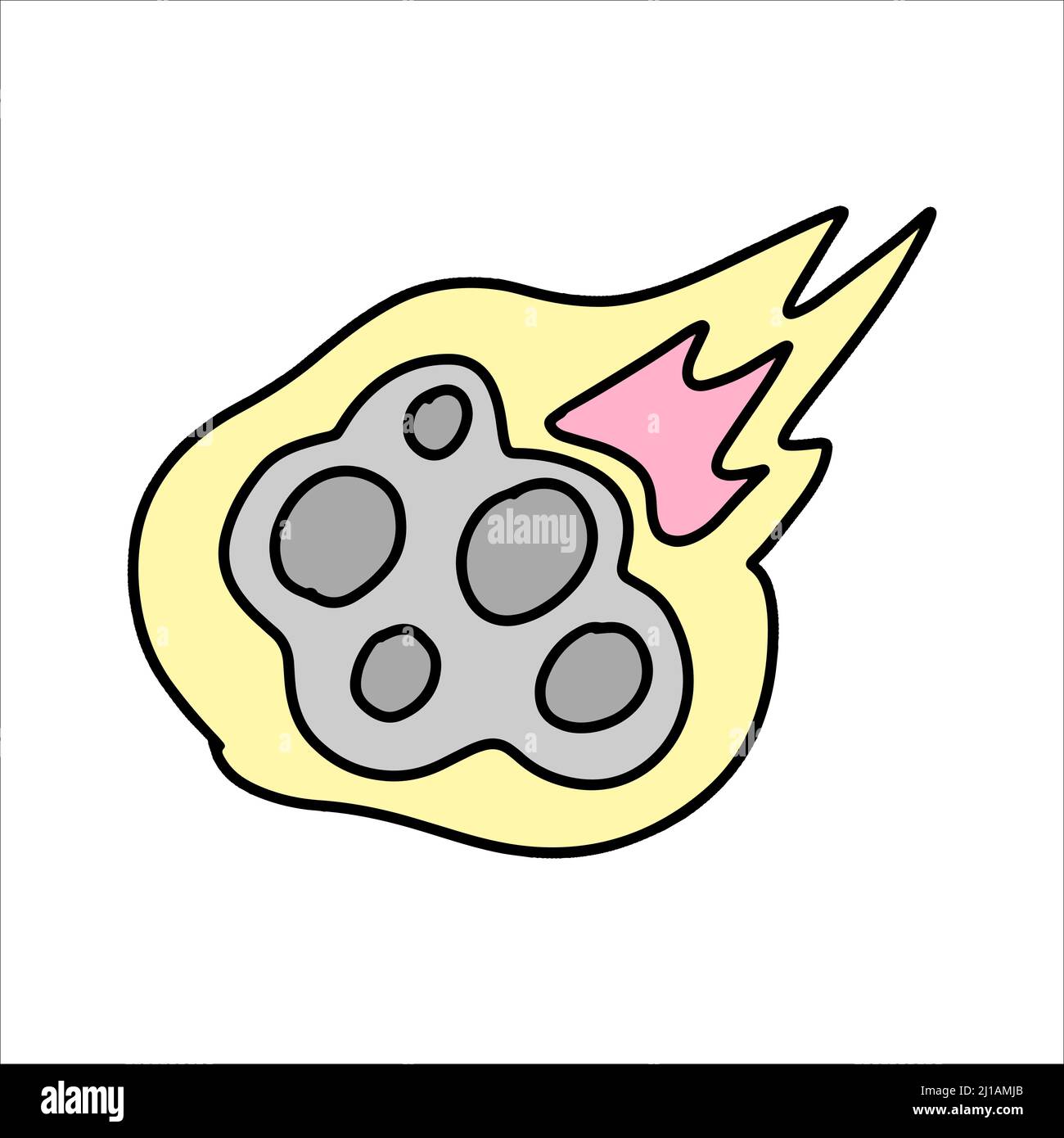 Pink comet Stock Vector Images - Alamy