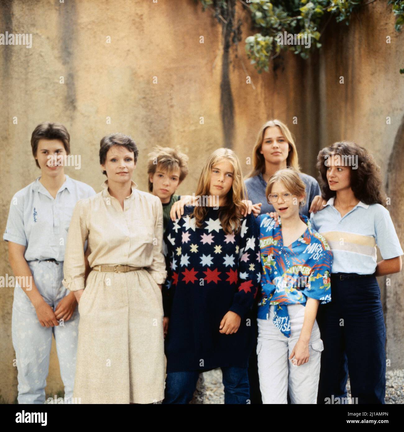 Randale, ZDF Fernsehfilm, 1982, Regie: Manfred Purzer, Gruppenbild mit ...