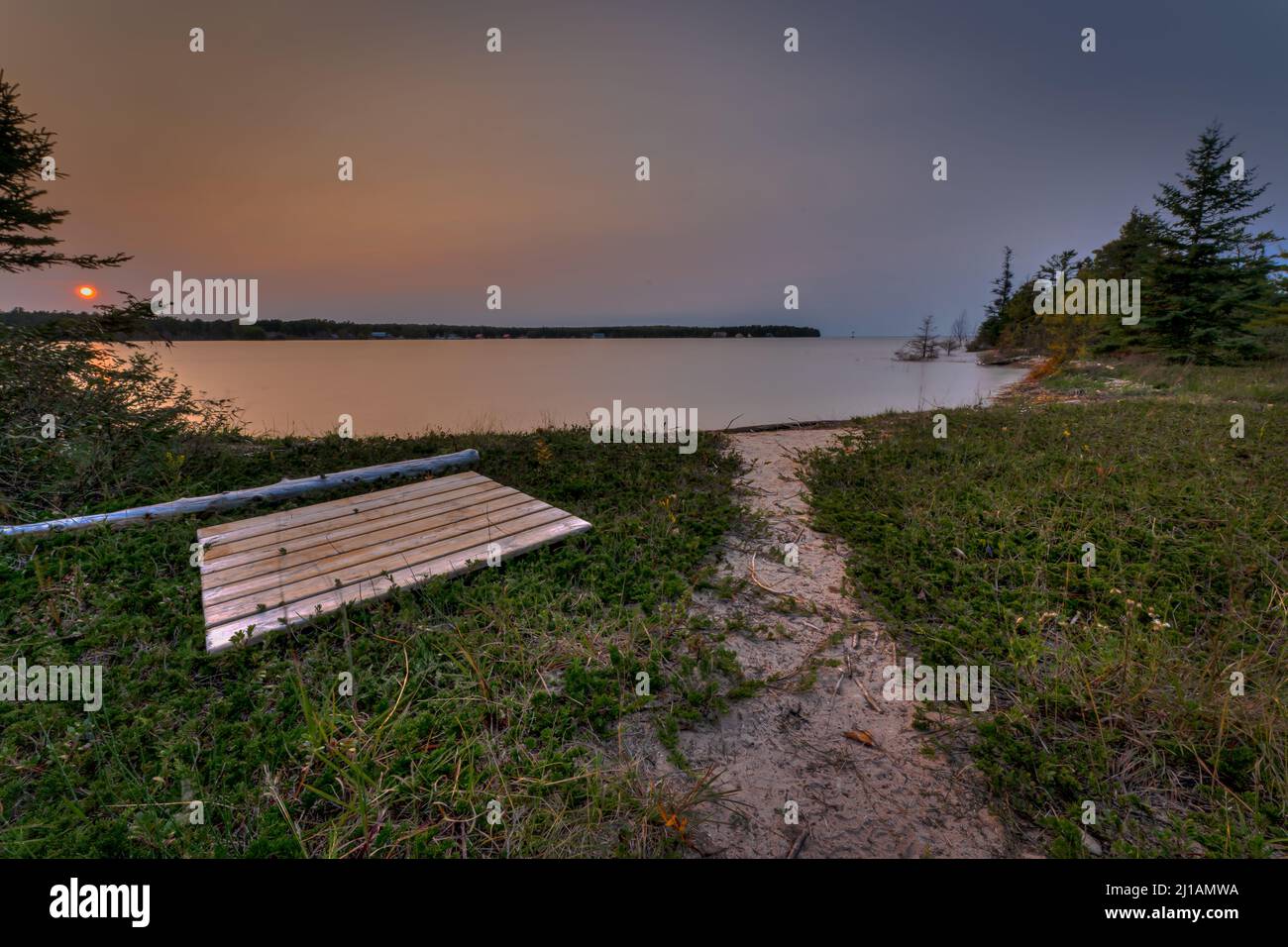 Washington Island, a small island off of the tip of the door County ...