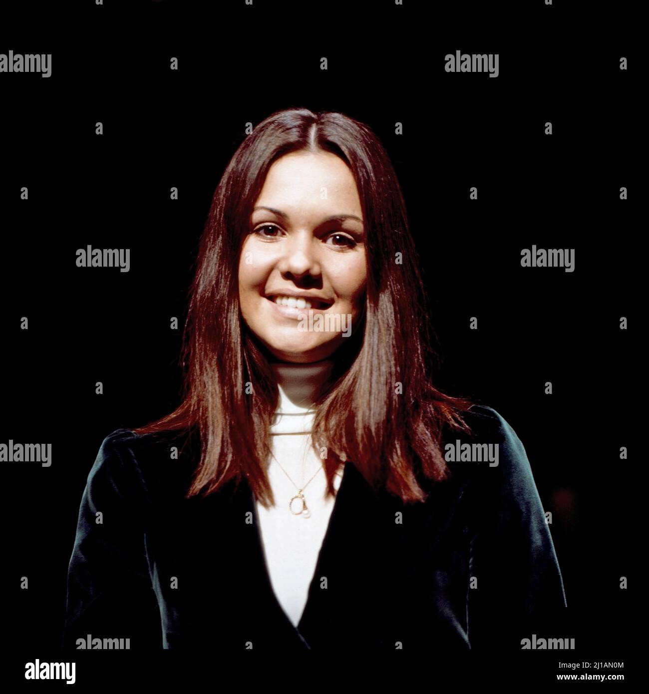 Anne Marie David, französische Sängerin, Deutschland um 1974 Stock ...