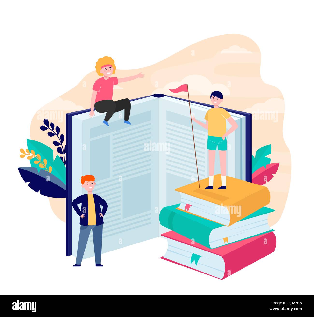 Knowledge studying Cut Out Stock Images & Pictures - Alamy