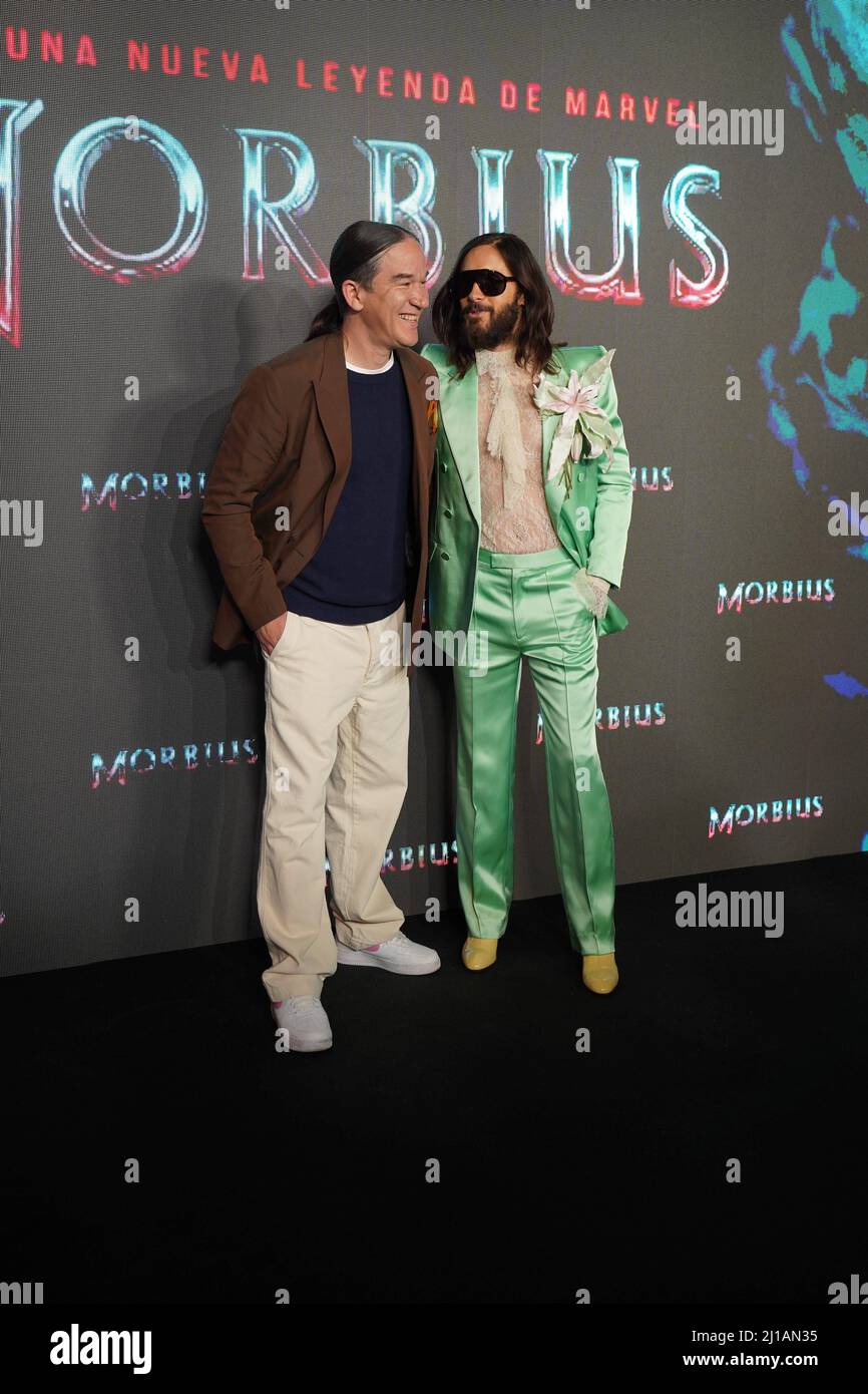Jared Leto at the photocall for the premiere of the film "Morbius" in ...
