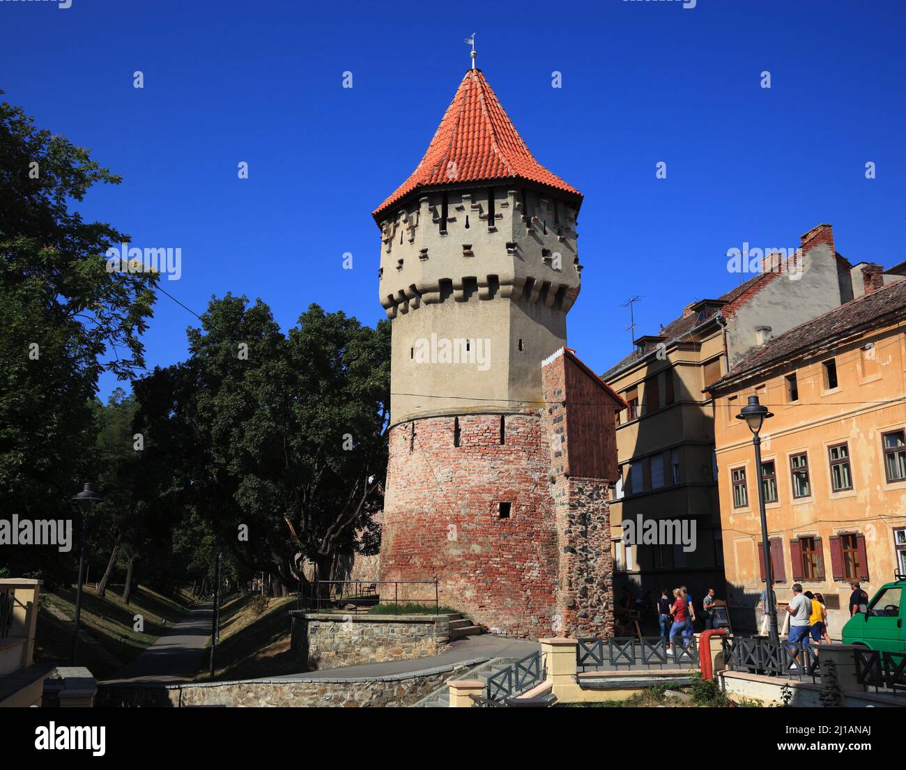Turm der Haller-Bastion, Sibiu, Rumänien / Haller Bastion Tower, Sibiu ...