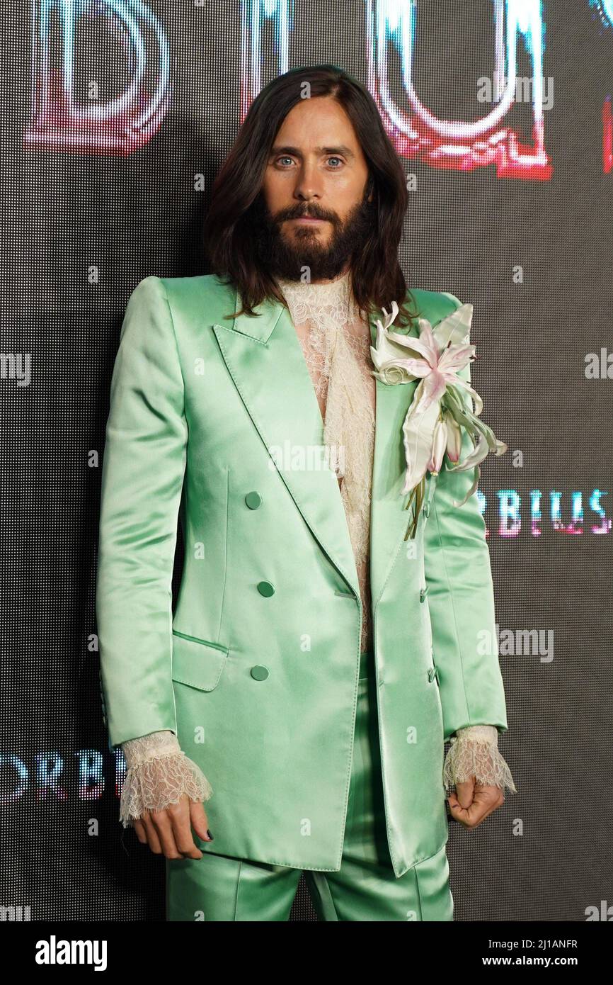 Madrid, Spain. 23rd Mar, 2022. Jared Leto at the photocall for the ...