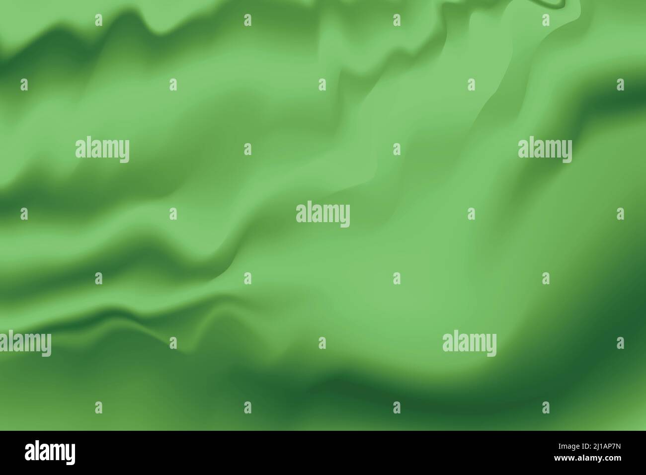 Silk green background. Abstract vector pattern with copy space. Liquid wave texture, smooth ...