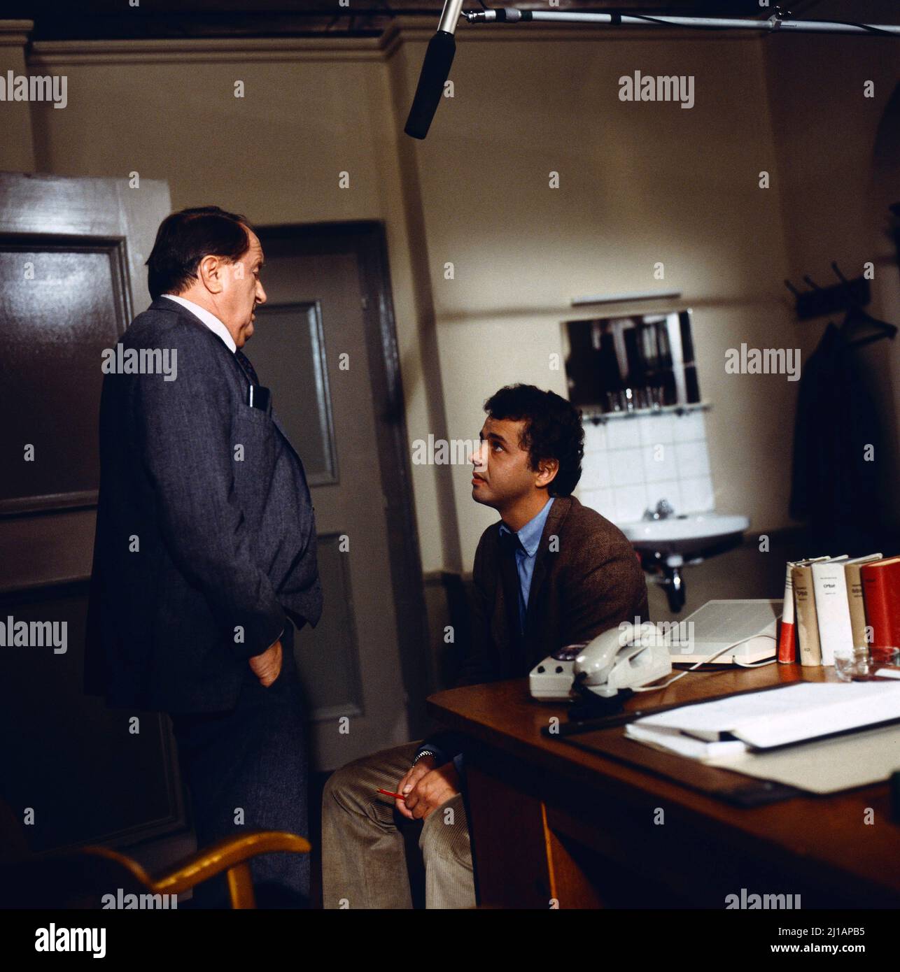 Der Alte, ZDF Krimiserie, Deutschland, 1980, Folge: Morddrohung, Szene ...