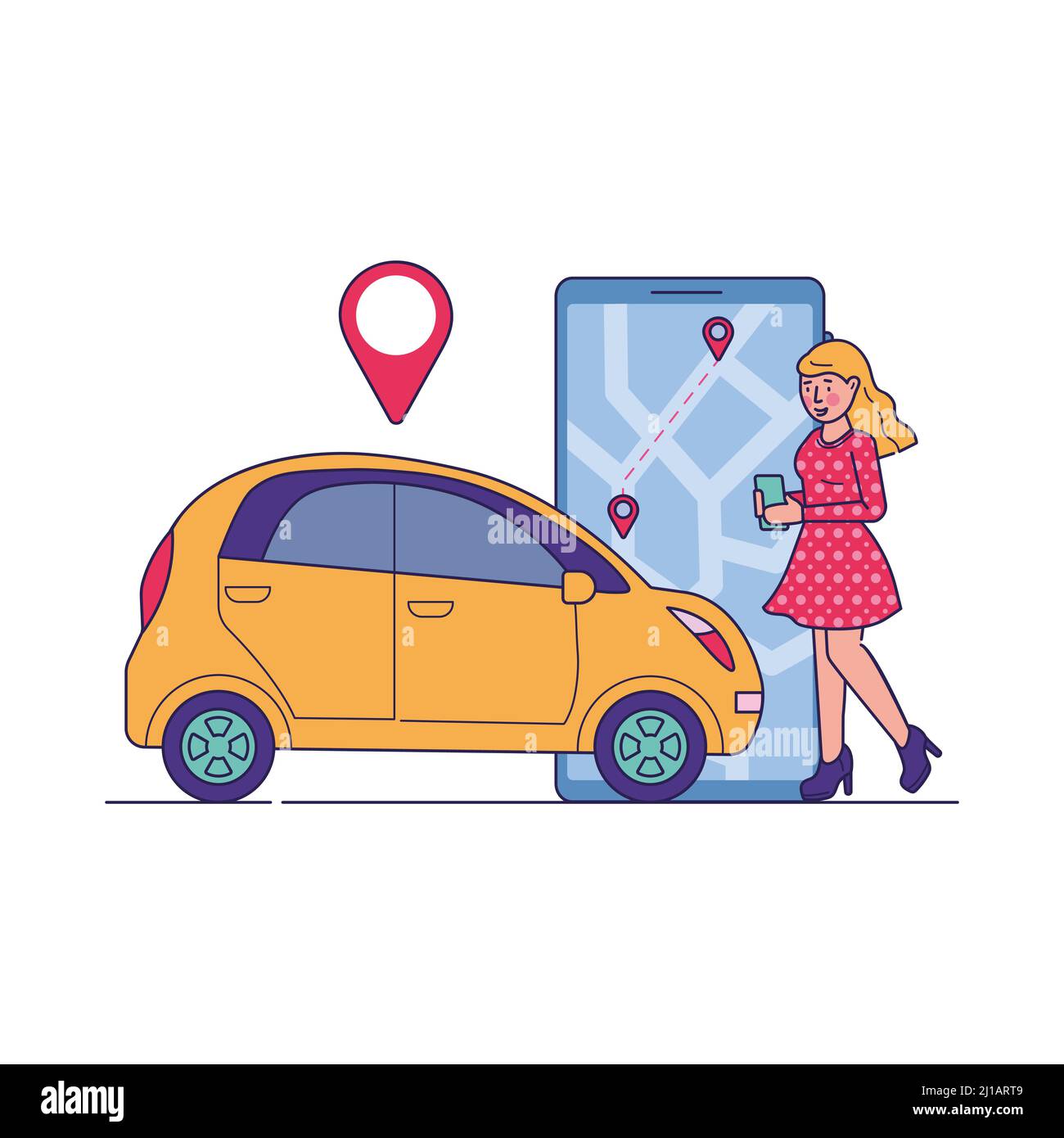 Customer driver Cut Out Stock Images & Pictures - Alamy