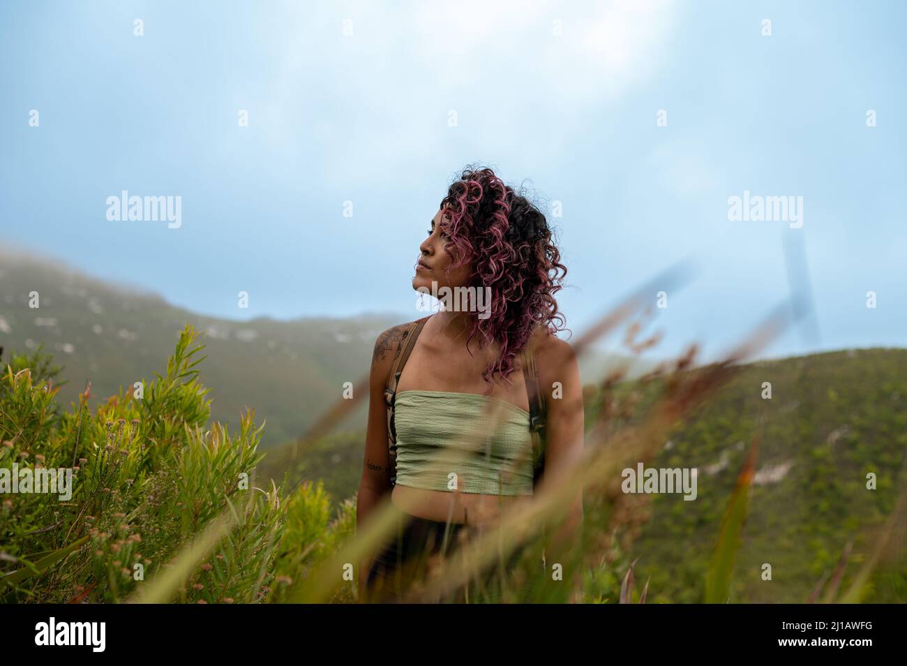 Standing in nature hi-res stock photography and images - Alamy