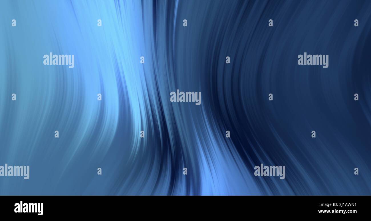 Image of glowing blue light wave moving on black background Stock Photo ...