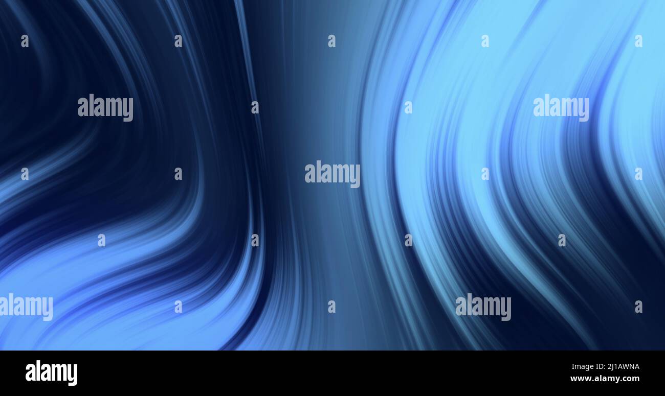 Image of glowing blue light wave moving on black background Stock Photo ...