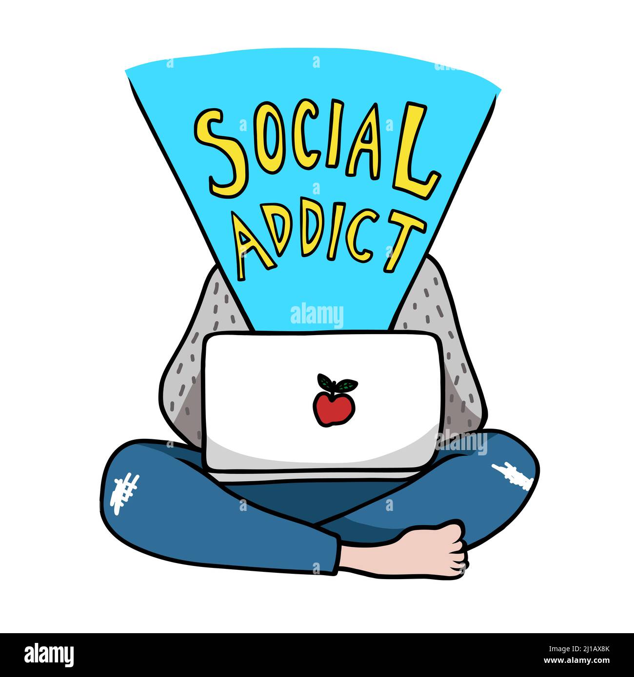 Addict work Stock Vector Images - Alamy