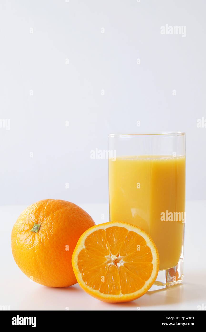 Fresh oranges and freshly made orange juice are a boost of energy ...