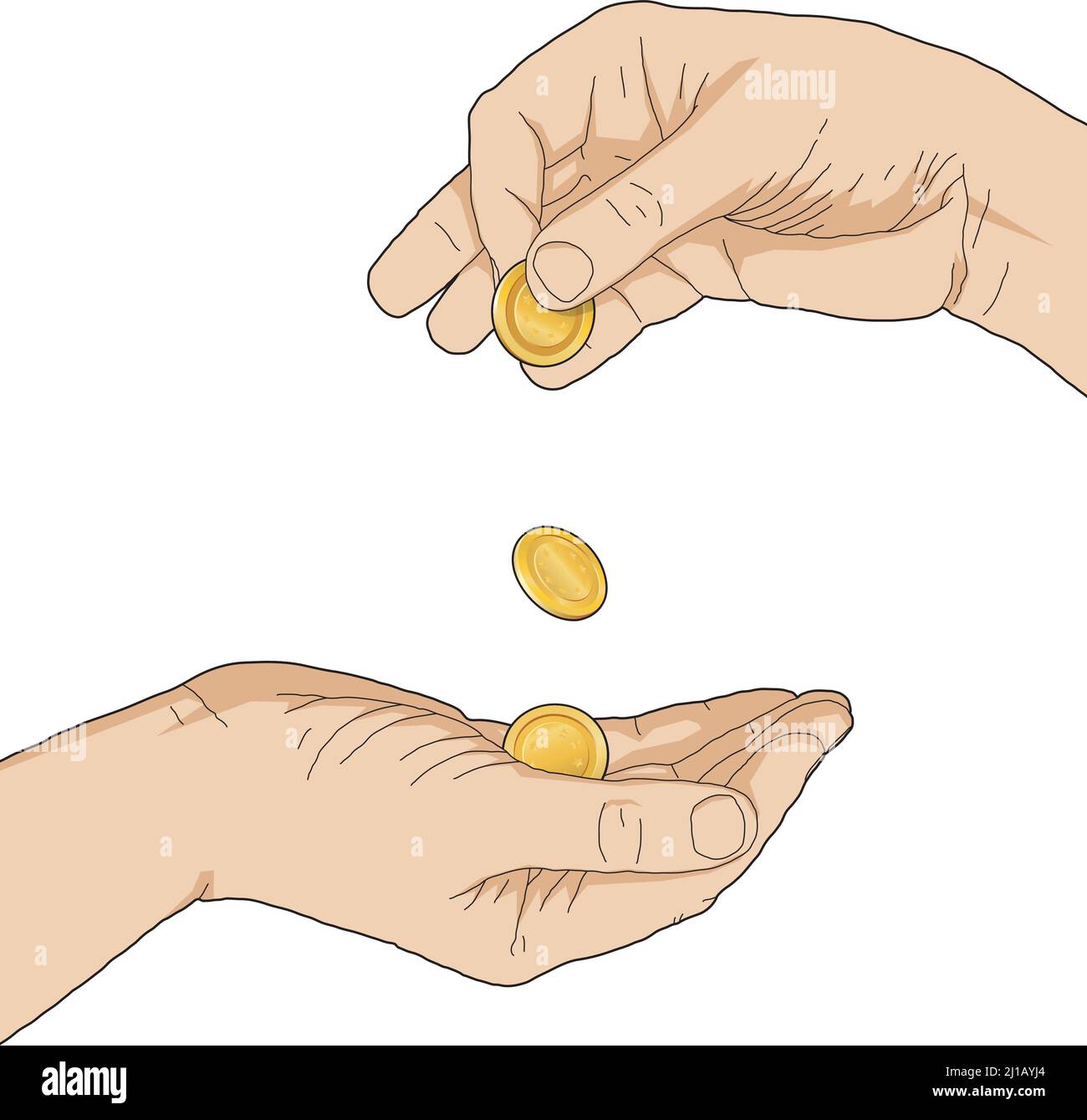 Alone making Stock Vector Images - Alamy