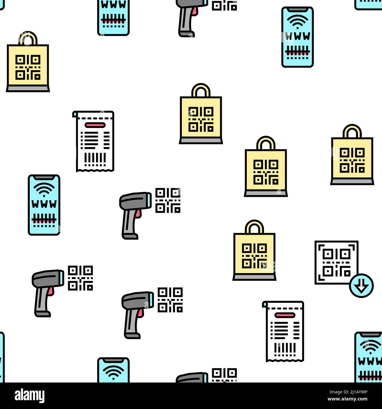 Qr code illustrations Stock Vector Images - Alamy