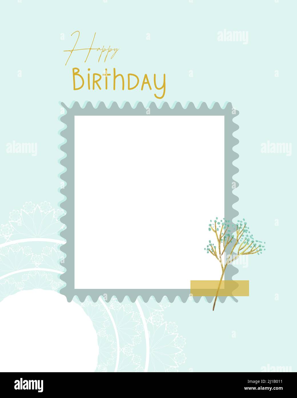 Happy birthday card vintage hi-res stock photography and images - Alamy