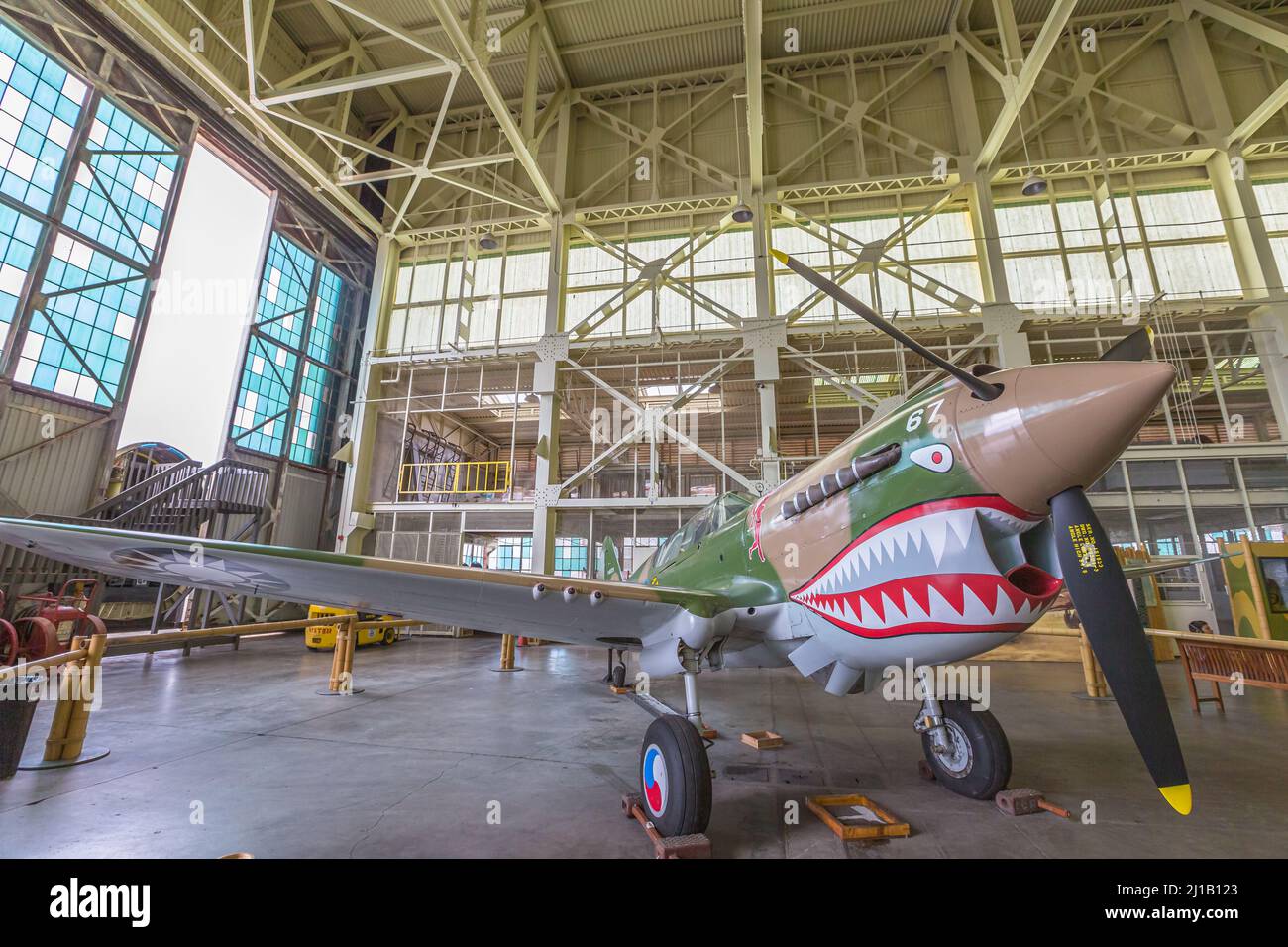 Hawaii, United States - August 2016: Curtiss P-40E Warhawk single ...