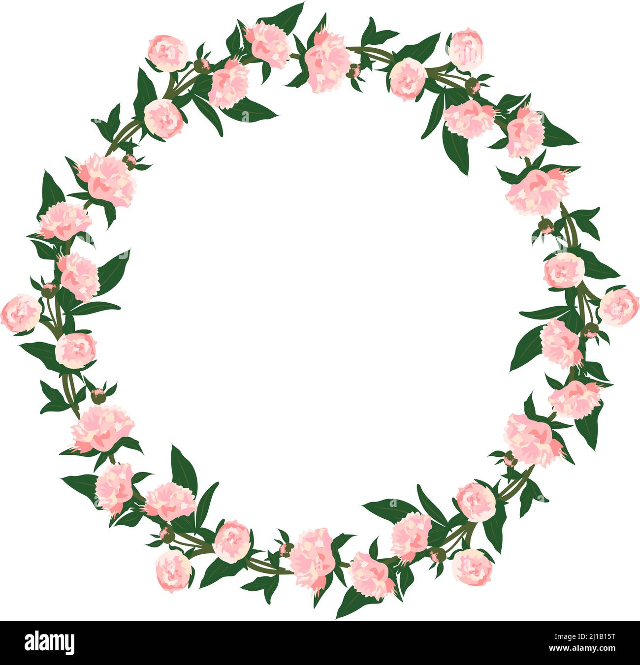 Light Pink Flower Border