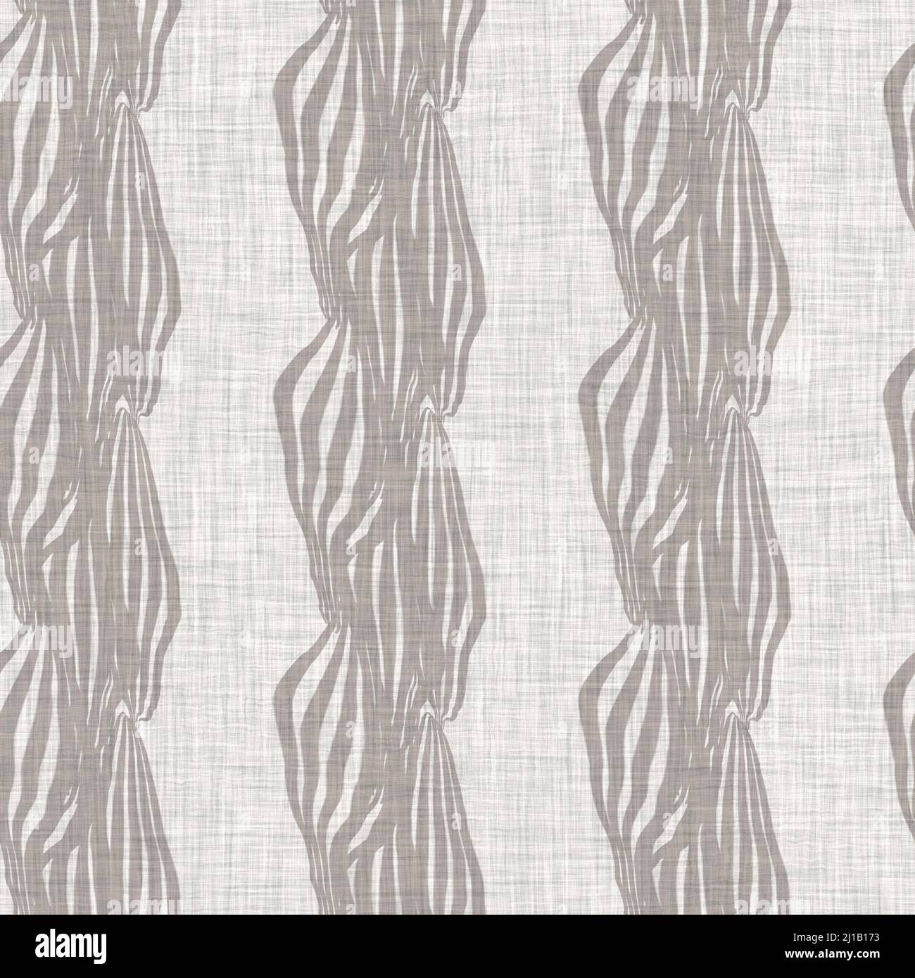 Seamless French country kitchen stripe fabric pattern print. Grey white ...