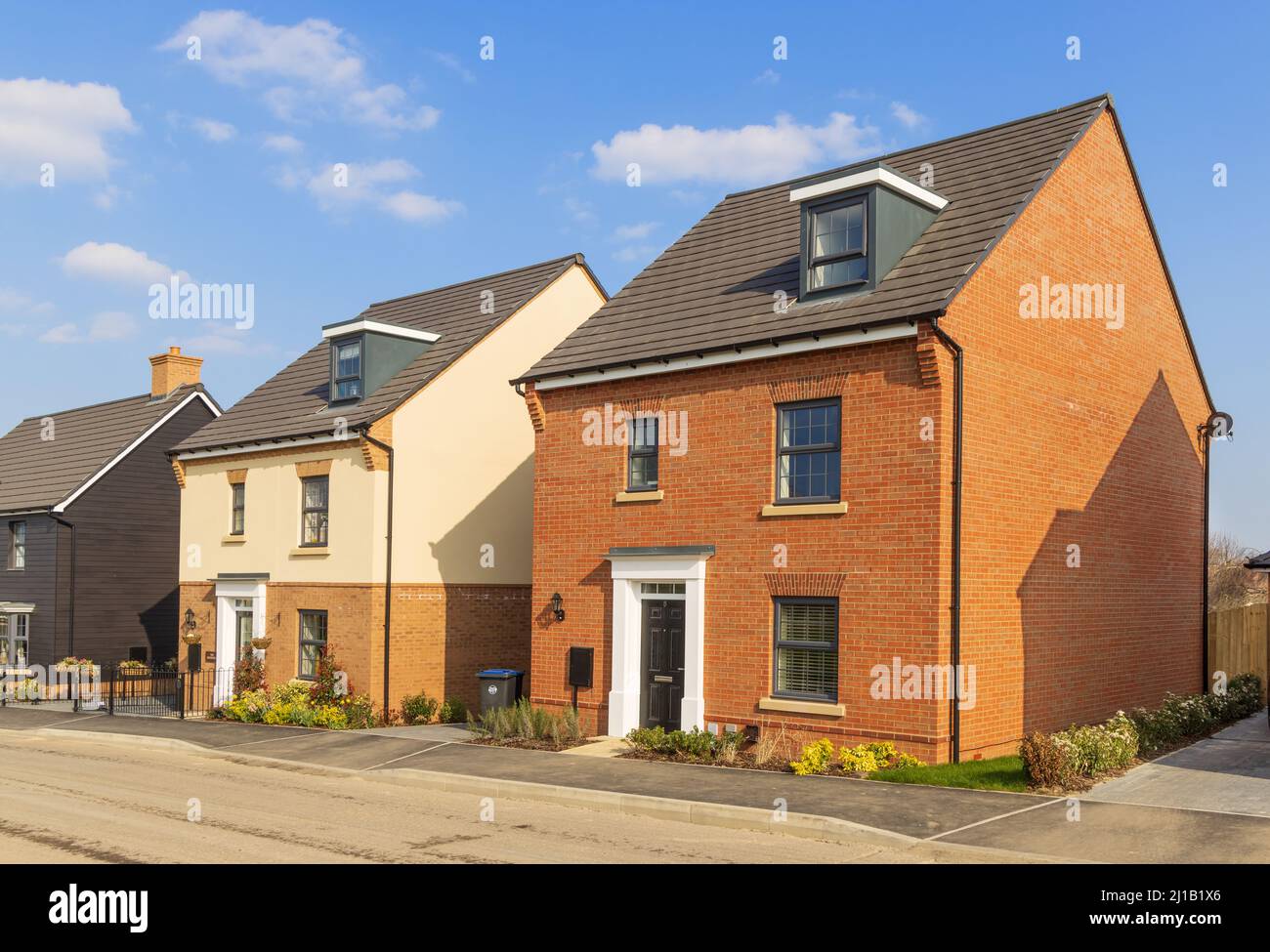 Detached new build home at the David Wilson Homes Sawbridge Park ...