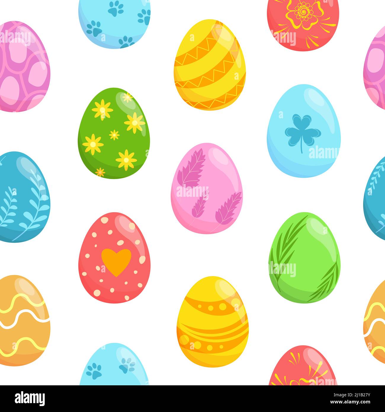 Easter eggs in different Stock Vector Images - Alamy