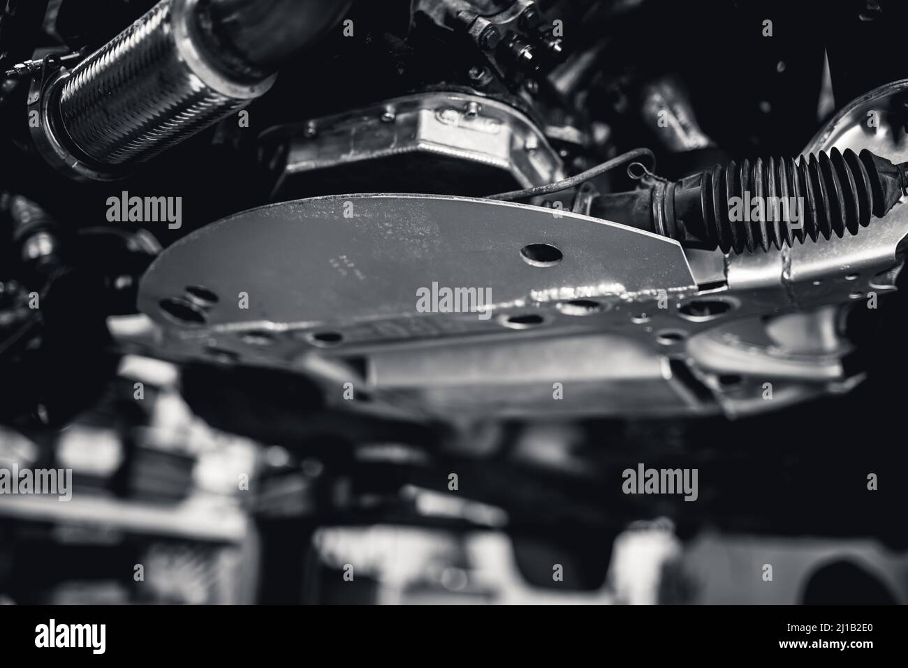 a close up photo of car engine Stock Photo - Alamy