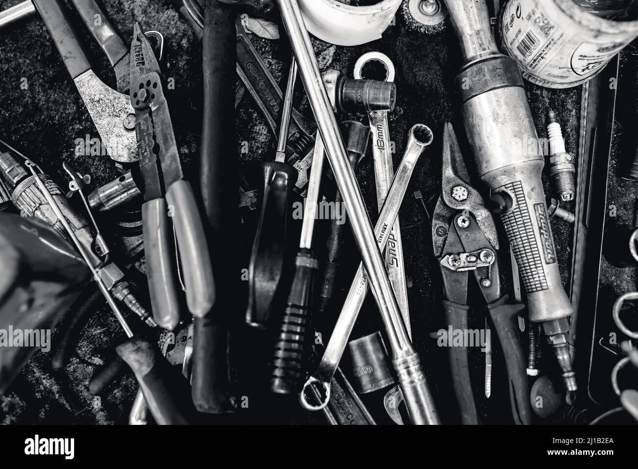 closeup photo of gears in box Stock Photo - Alamy