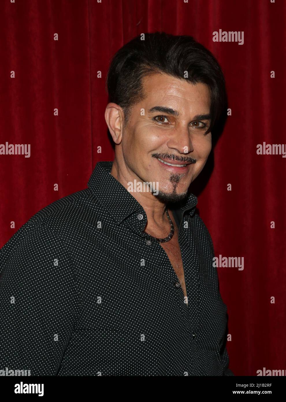 Las Vegas, United States. 23rd Mar, 2022. Prince tribute artist Tony ...