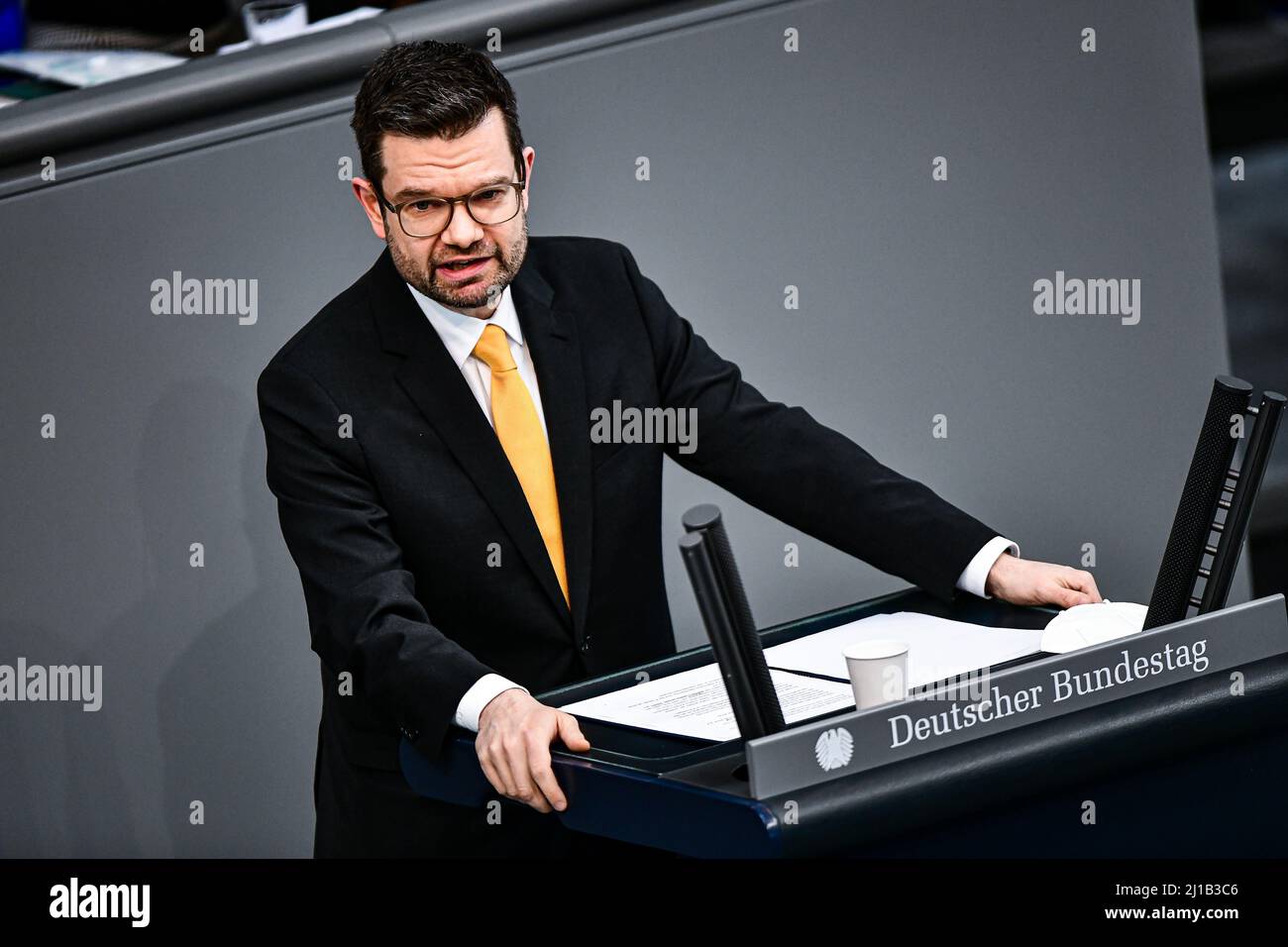 Berlin, Germany. 24th Mar, 2022. Marco Buschmann (FDP), Federal ...