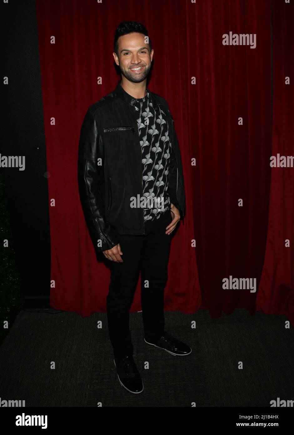 Singer Chadwick Johnson attends Mark Messina's birthday celebration at ...