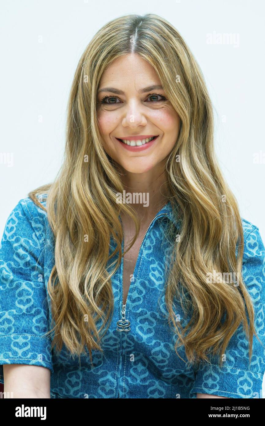 Actress Manuela Velasco poses during her portrait session at the ...