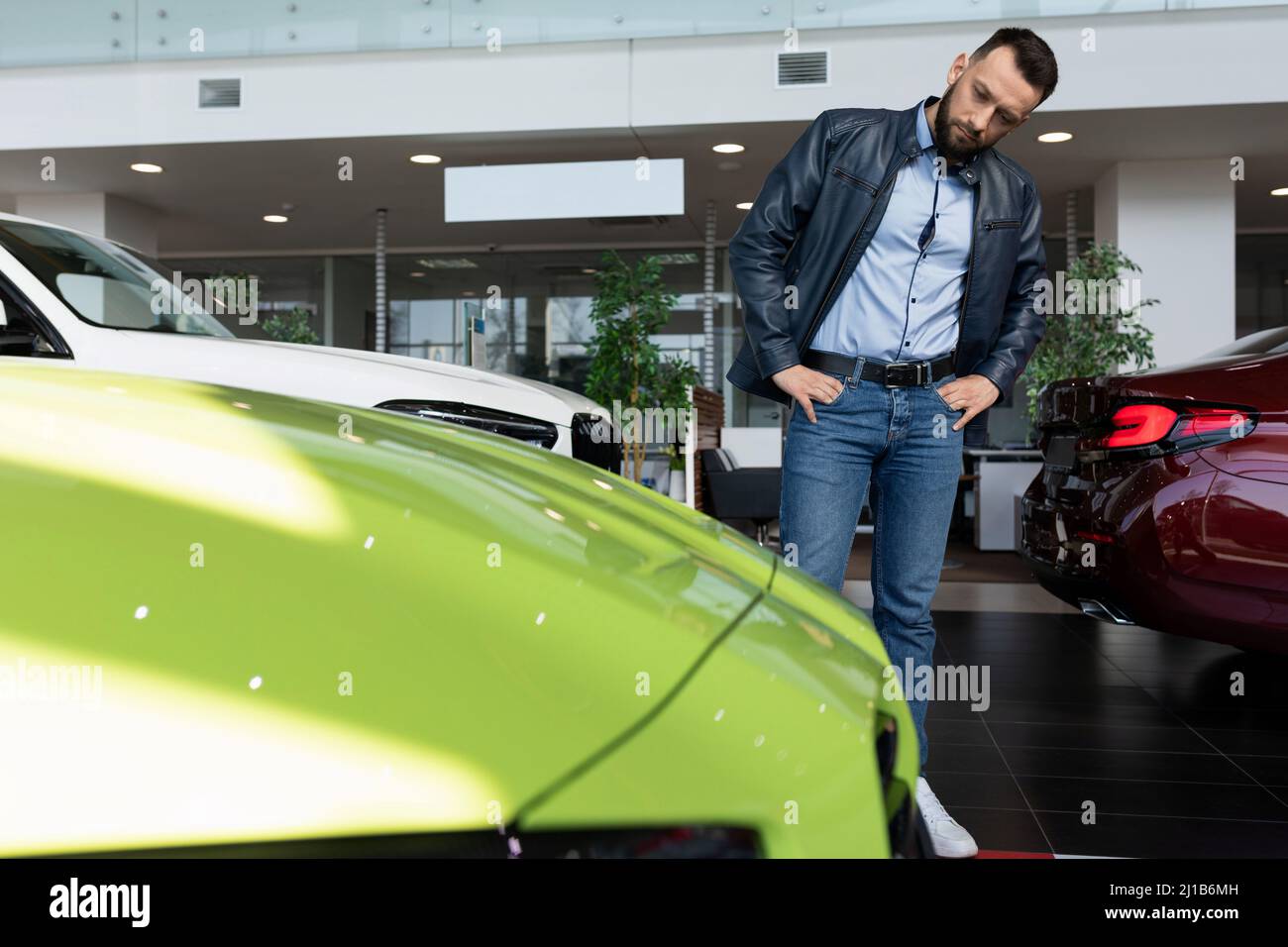 Sports car salesman hi-res stock photography and images - Alamy
